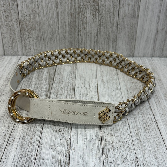 Rocawear | Accessories | Vintage Y2k Rocawear White And Gold Chain Belt ...